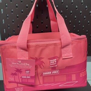 Trader Joe'S | Other | Trader Joes Pink Insulated Lunch Bag Limited ...